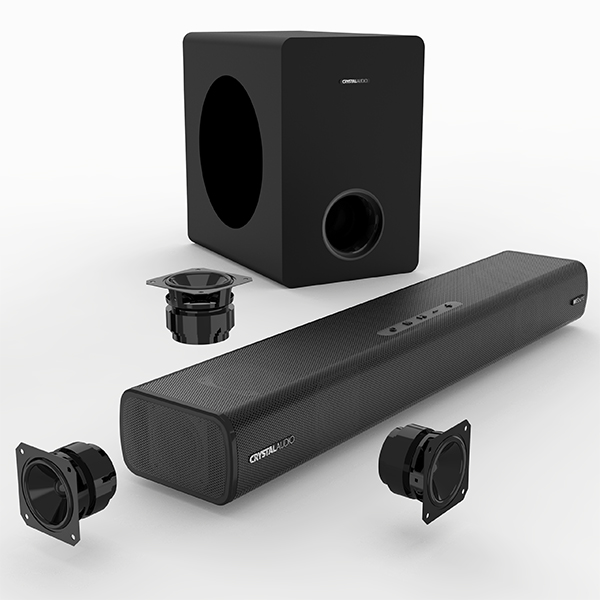 3D-Bar 8 | Three-Directional Soundbar with 8" Wireless Subwoofer ...